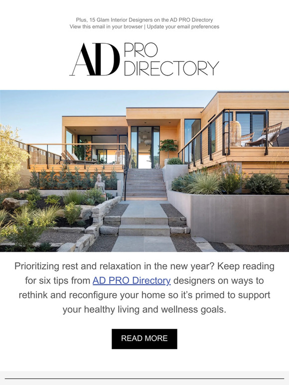 Architectural Digest: 6 Home Wellness Tips From Directory Designers ...