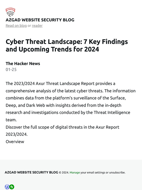 ARANET LLC.: Cyber Threat Landscape: 7 Key Findings and Upcoming Trends ... ARANET LLC.: Cyber Threat Landscape: 7 Key Findings and Upcoming Trends ...