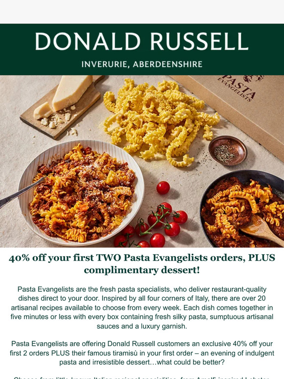 Donald Russell: A taste of Italy at home … 🍝 | Milled