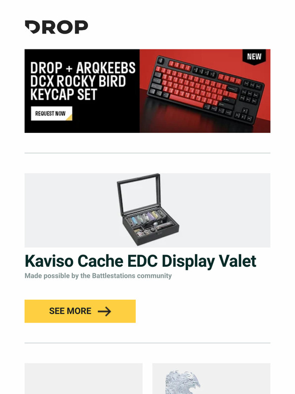 Drop: Kaviso Cache EDC Display Valet, Drop + Atoms to Astronauts Desk ...