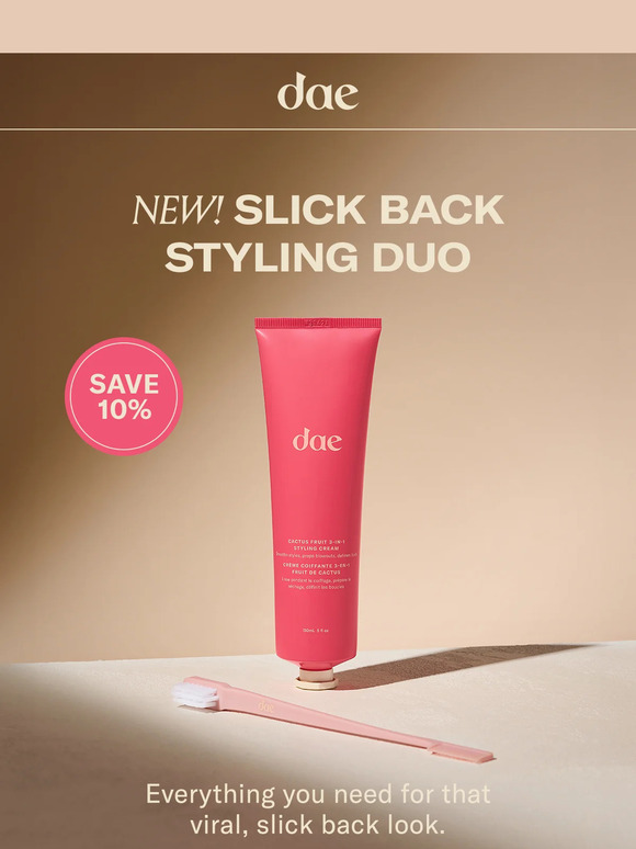 Dae Hair: NEW! Slick Back Styling Duo 💓 | Milled