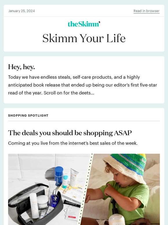 theSkimm: A five-star read, deals to shop, and more | Milled