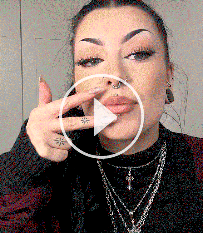 Body Candy: [Watch] Kyra Gets Cyber Bites + Nose Piercing | Milled