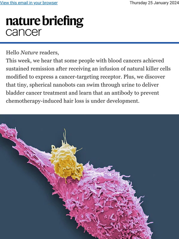 Nature: Nanobots shrink bladder tumours in mice | Milled