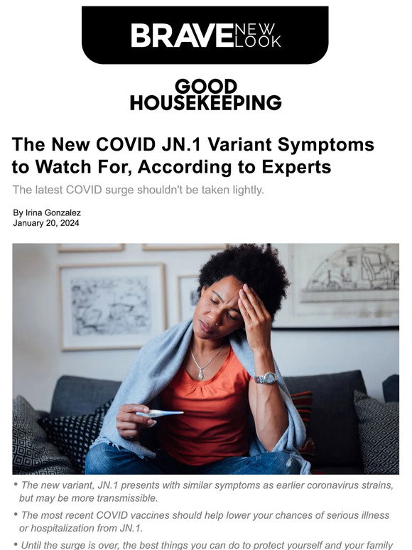 Brave New Look: JN.1 Variant Symptoms to Watch For | Milled