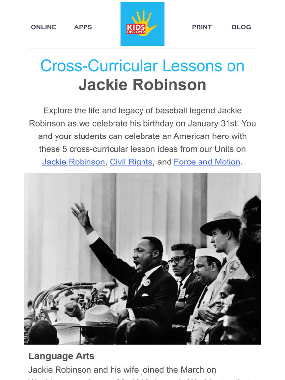 Kids Discover: Share the Life of Jackie Robinson with these 5 Lesson ...