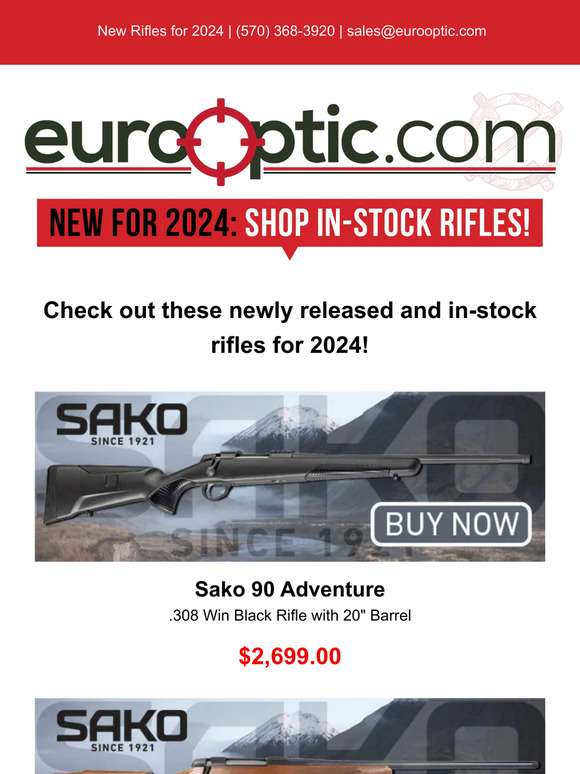 EuroOptic: NEW FOR 2024: Shop In-Stock Rifles! | Milled