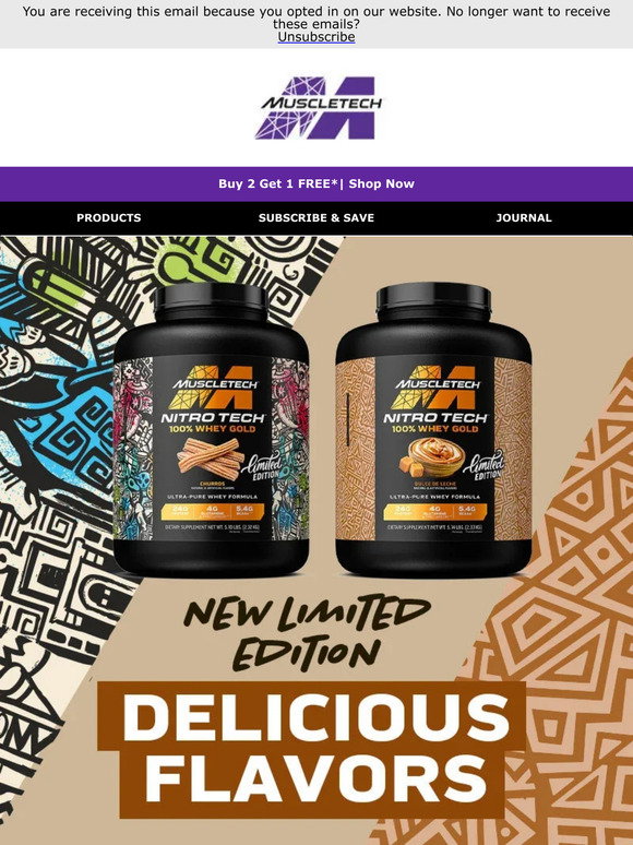 MuscleTech: New limited edition flavors | Milled
