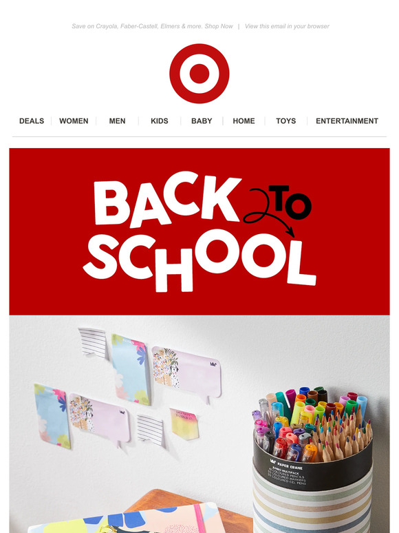 Target: School ready | Embrace their creative side. | Milled