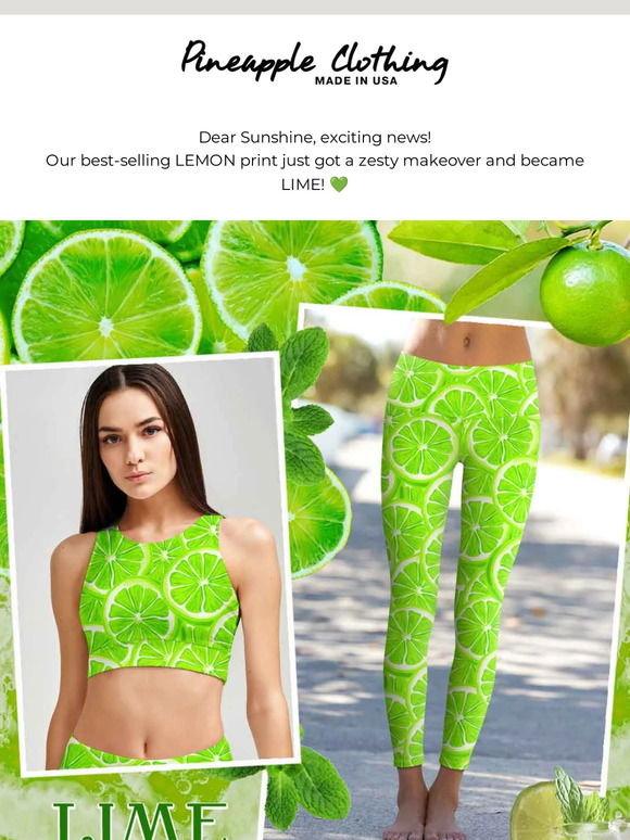 Pineapple Clothing: Introducing zesty transformation: LEMON to LIME 🍋 ️ ...