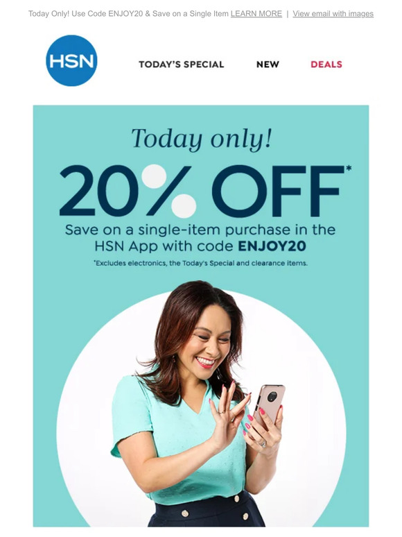 HSN Email Newsletters: Shop Sales, Discounts, and Coupon Codes