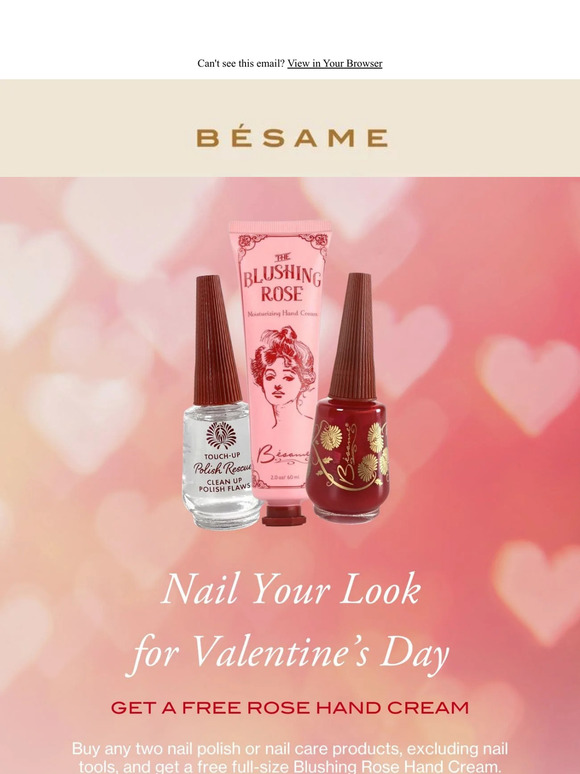 Besame Cosmetics: Nail Your Valentine's Day Look 💅 | Milled