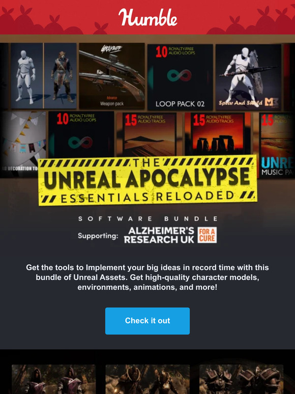 Humble Bundle: Two fresh bundles dropping today: Unreal Assets and Unity MMO models 🎮🛠️ | Milled