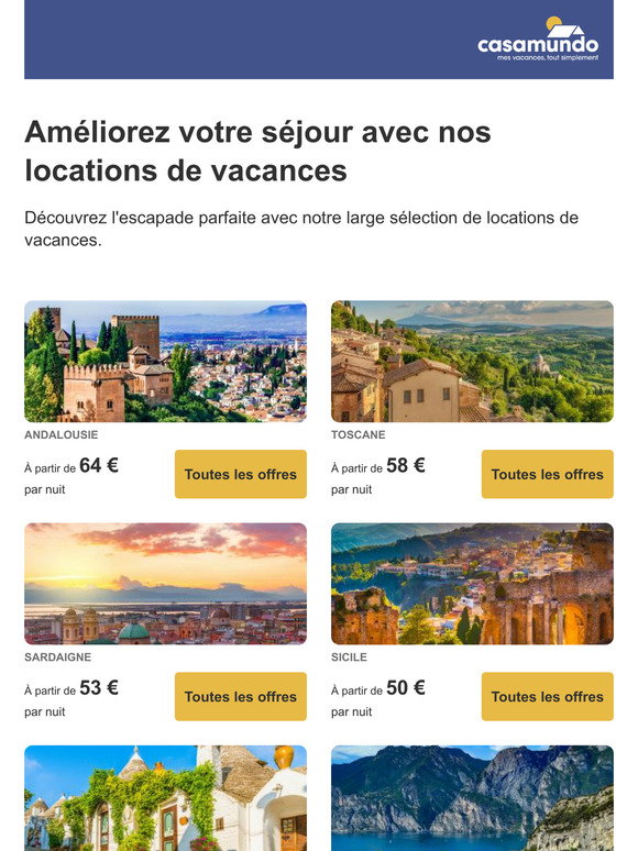 Casamundo: Vivez des vacances parfaites, dans les plus beaux endroits 🤩 ...