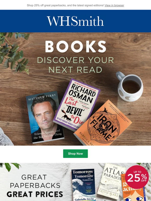 WHSmith: Discover your next great book 📚 | Milled