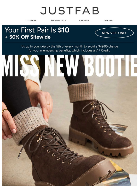 JustFab: $10 BOOTIES YOU'LL LOVE ️ | Milled