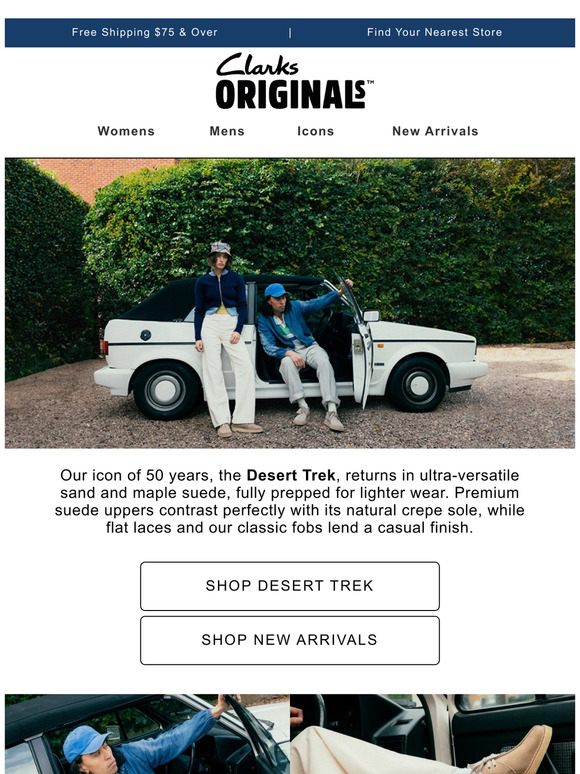 Clarks: Iconic silhouettes for lighter days | Milled