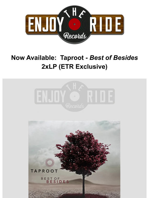 Enjoy The Ride Records: NOW AVAILABLE: Taproot - ETR Exclusive Variant ...