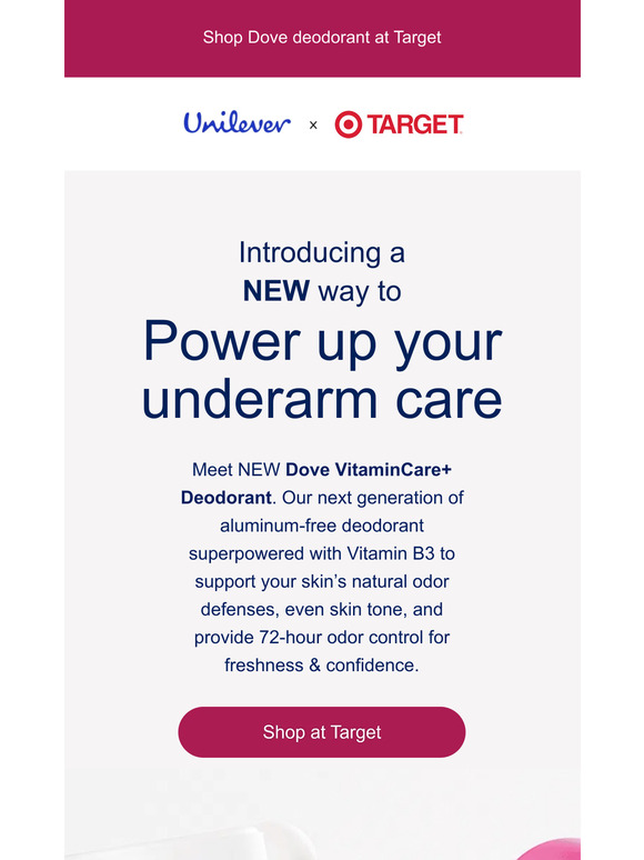 Dove Email Newsletters: Shop Sales, Discounts, and Coupon Codes