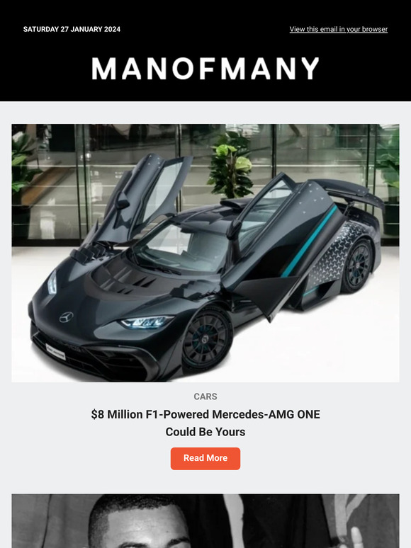 Man of Many: $8 Million F1-Powered Mercedes-AMG ONE Could Be Yours ...