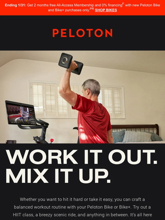 Peloton: Personalize your workout schedule | Milled