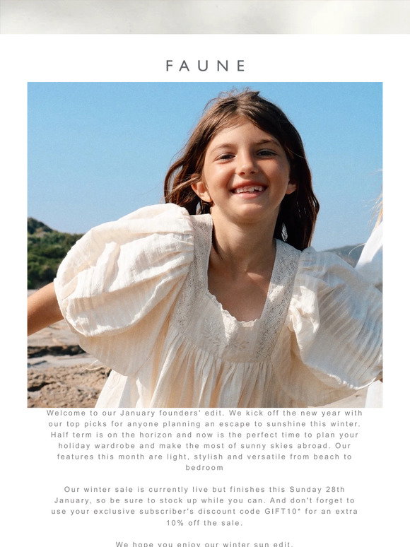 Faune: The FAUNE founders' edit | Milled