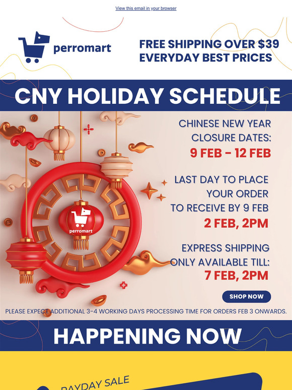 Perromart: CNY 2024 Closure Dates | Milled