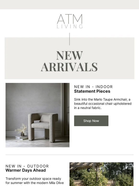 ATM Living: Discover our newest releases 😍 | Milled