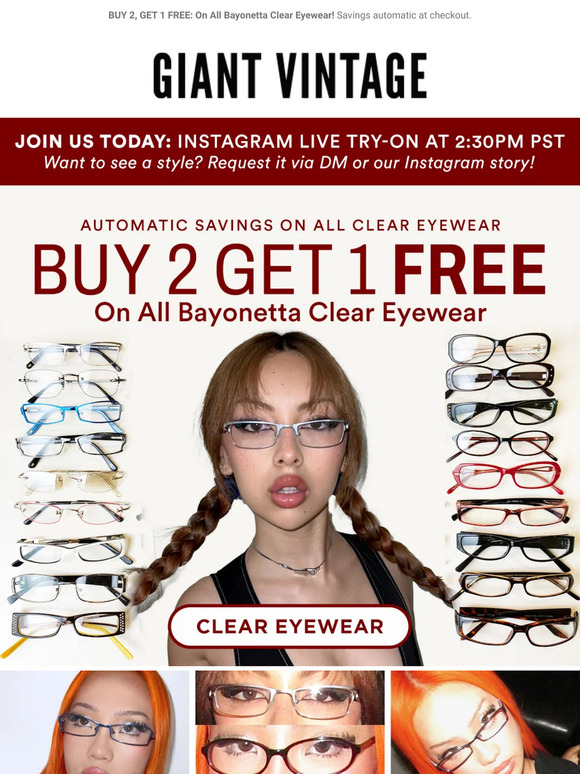 Giant Vintage: Clear Styles for Your Librarian Fashion Aesthetic! | Milled