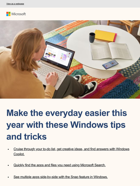 Microsoft: Tips to set up and get the most from your Windows PC in 2024 ...