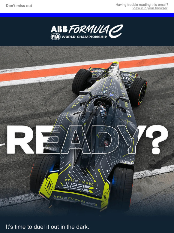 Formula E: It’s Race Day! Diriyah is here | Milled