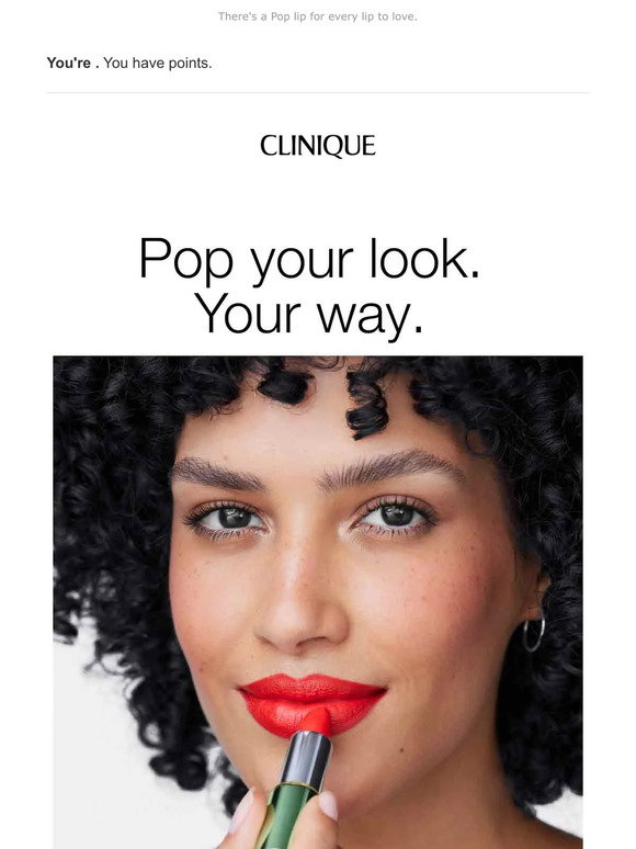 Clinique: NEW LIP LOOKS 💋 Get popping in Satin, Matte, and Shine ...