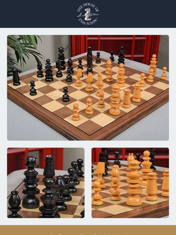 House of Staunton: Our Featured Chess Set of the Week - The Georgian ...