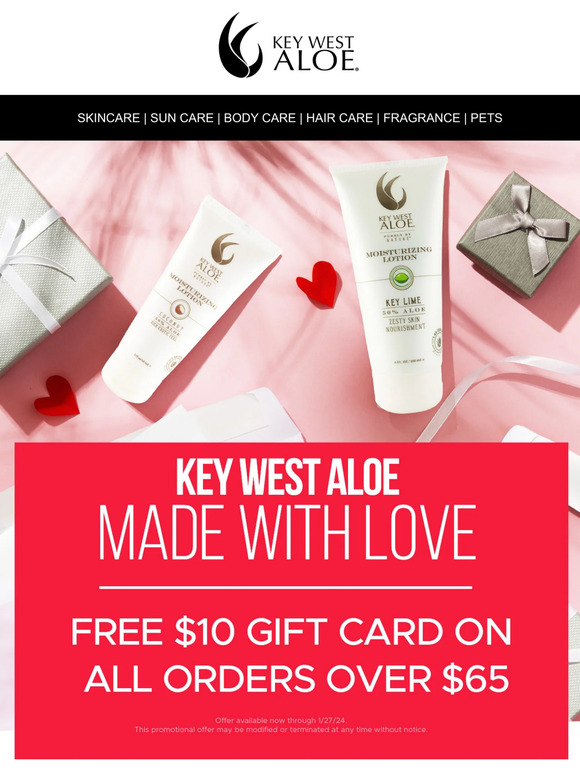 Key West Aloe: SHOW YOUR L ️VE & GET $10 | Milled