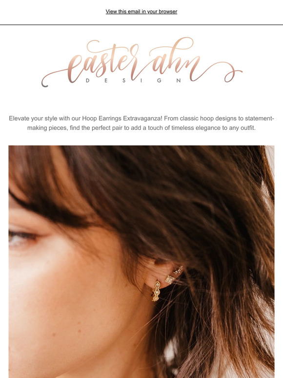 Easter Ahn Design: 🌙 Hoop Earrings Extravaganza: Elevate Your Look with ...