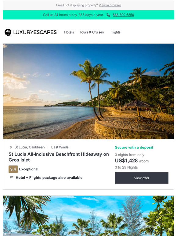 Luxury Escapes: St Lucia All-Inclusive Beachfront Hideaway | Pullman ...