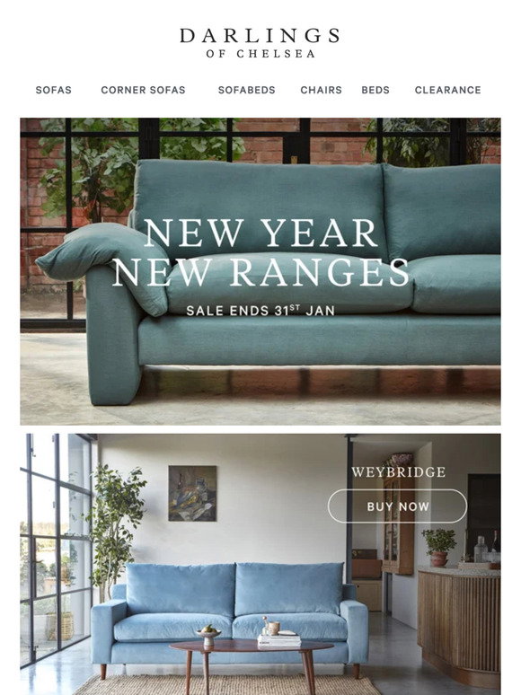 Darlings of Chelsea: New Ranges Launched & Sale Ends 31st Jan | Milled
