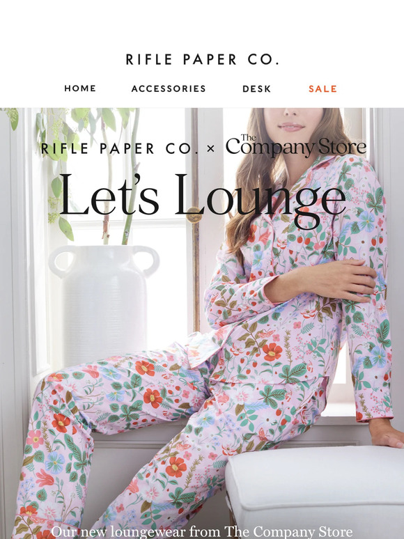 Rifle Paper Co.: Pajamas for a Night In | Milled