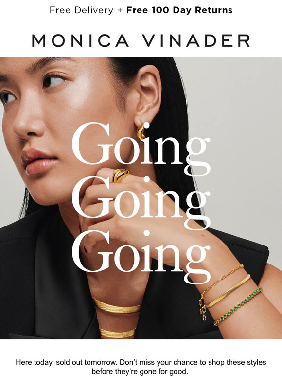 Monica Vinader: Goodbyes are never easy | Milled