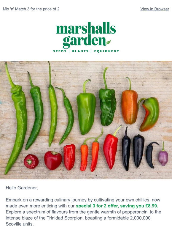 Marshalls Seeds: Gardener, can you handle 2,000,000 Scoville Units? 🌶️🔥 ...