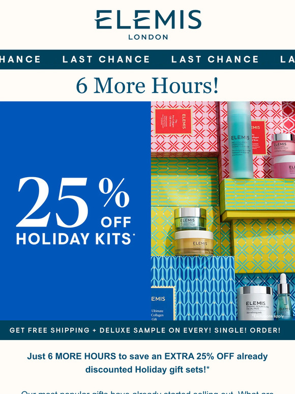 Elemis Email Newsletters: Shop Sales, Discounts, and Coupon Codes