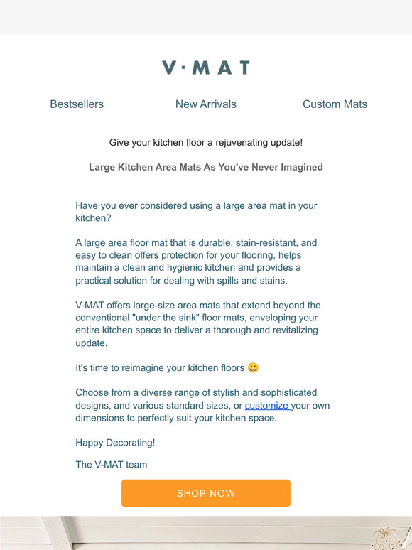 V-MAT: Your Kitchen Floor as You've Never Imagined ️ | Milled