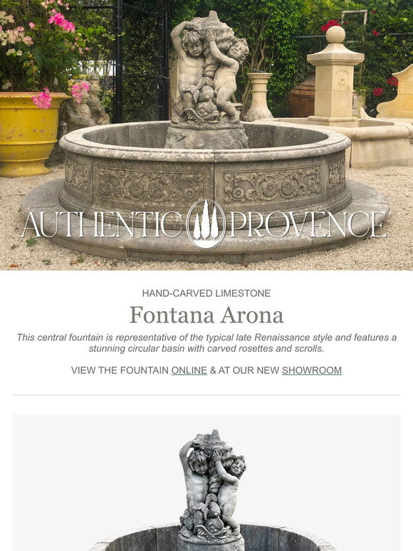 Authentic Provence: A Playful Renaissance style Italian Garden Fountain ...