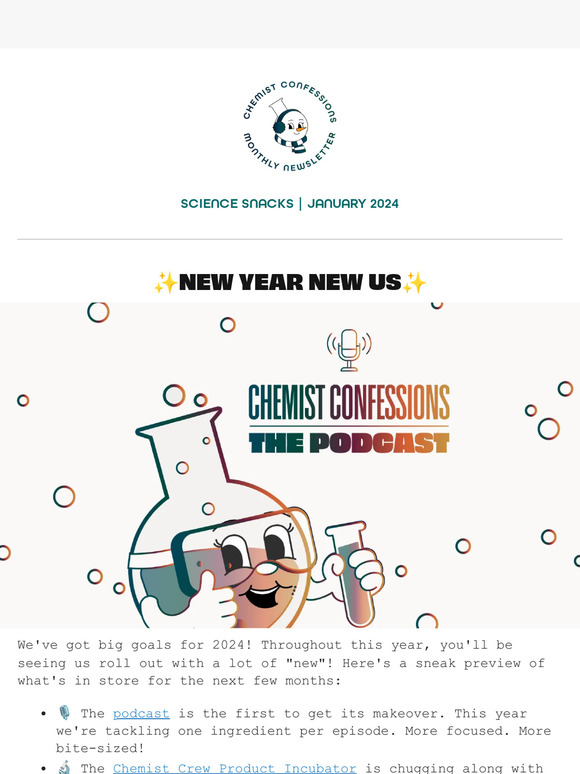 Chemist Confessions: 📰 📰 CC Newsletter: 2024 is All About Ingredients! | Milled