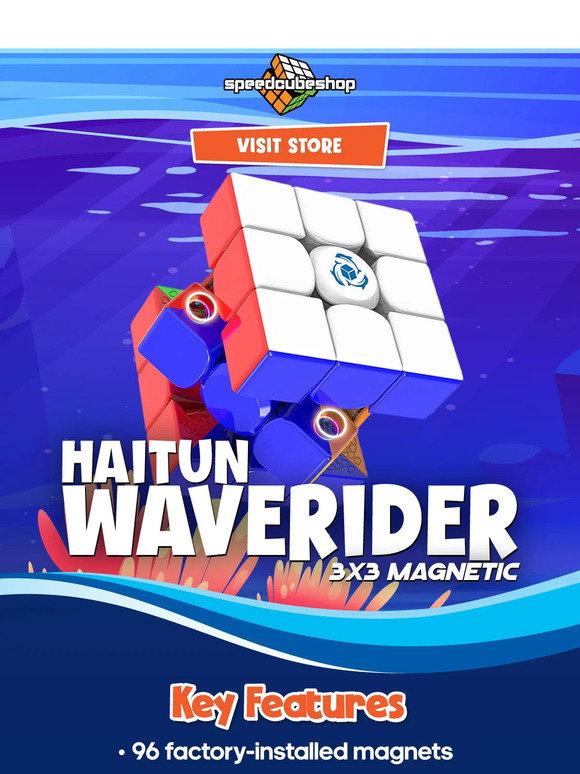 SpeedCubeShop: Exciting NEW Flagship 3x3! 🌊 | Milled