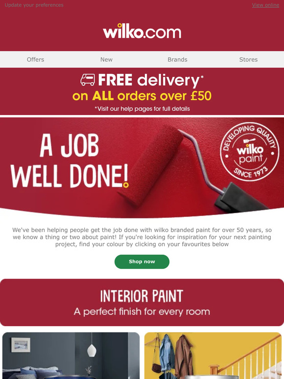 Wilko: Find your colour with fresh paint! | Milled