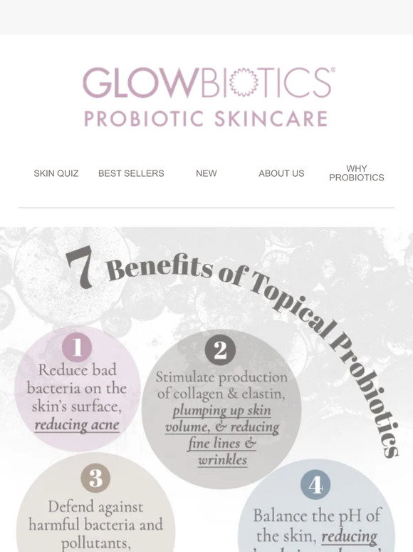 Glowbiotics: 💧 The 7 Benefits of Topical Probiotics for Your Skin 🙌 ...