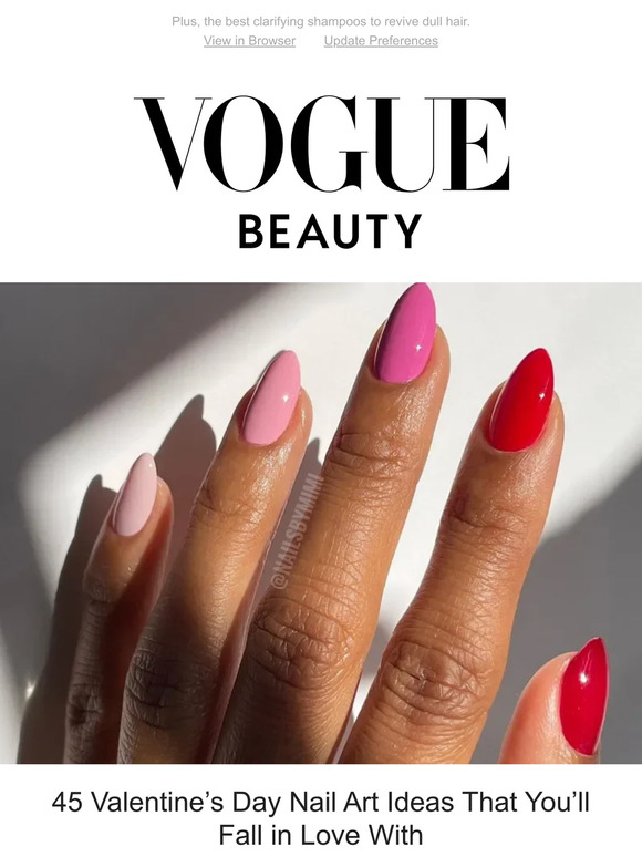 Vogue: 45 Valentine’s Day Nail Trends for the Hopeless Romantic | Milled