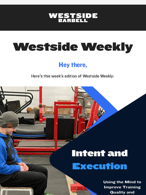 Westside Barbell: Your Weekly Westside Overview 01/28 | Milled