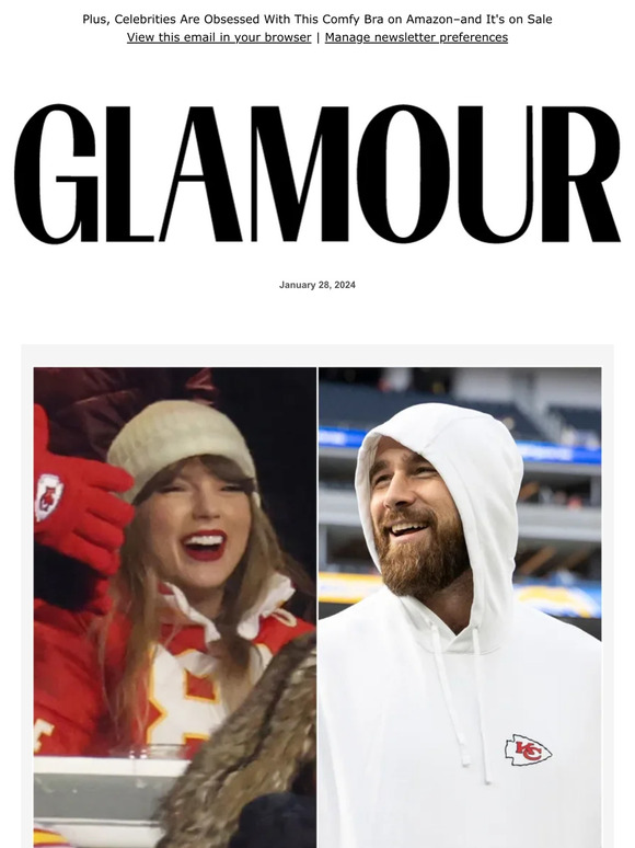 Glamour: Travis Kelce’s Dad Didn’t Recognize Taylor Swift When He Met Her... | Milled